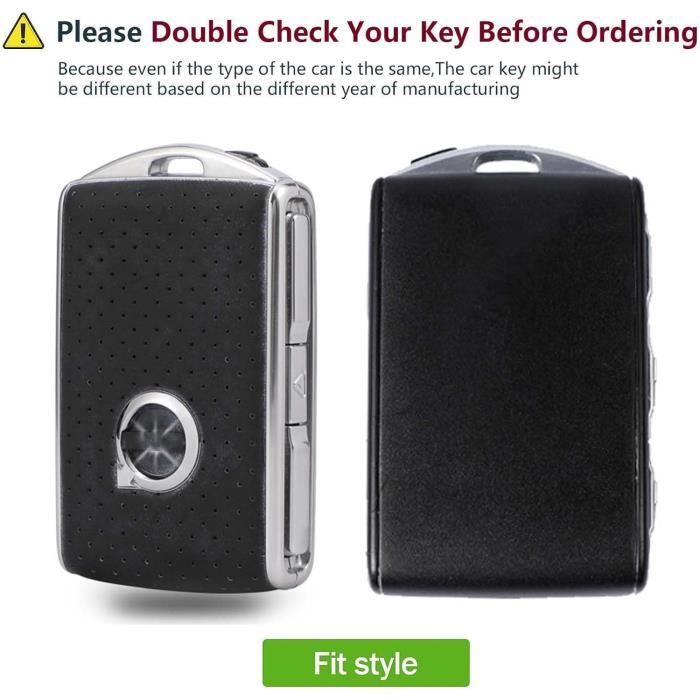 Coque de clé de voiture en TPU compatible avec V-olvo XC60 XC70 XC90 ...