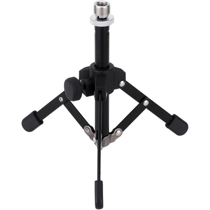 Support De Microphone Trépied,Pliable Trépied De Micro Support De ...