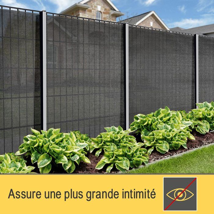 Sol Royal Brise Vue 10m x 1,6m Filet Tissu d'Ombrage 165g/m² – HDPE ...