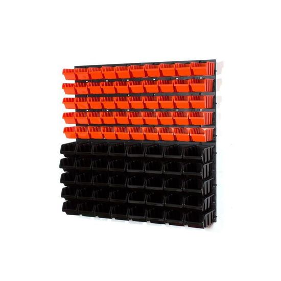 Table d'atelier pour outils 80 x 80 cm 90 bacs V37 - Cdiscount Auto