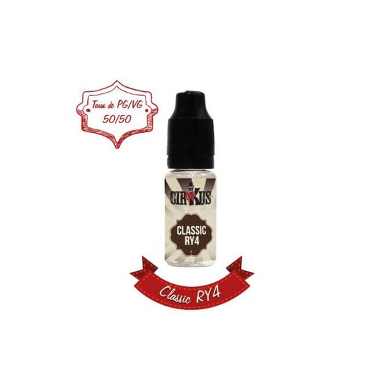 Pack 10 E-liquides Cirkus Classique RY4 - 16mg - Cdiscount Au quotidien