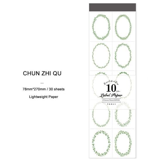 BQB-FGYJ-10 - bloc Notes déchirable à bordure Simple INS, 30 feuilles ...