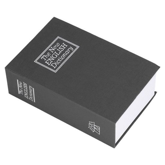SAL Book Shaped Safe, Book Safe Box Metal Durable for Bookshelf meuble ...