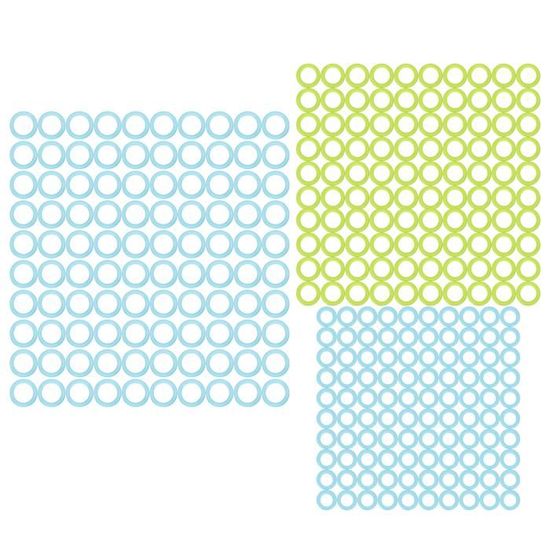 HURRISE anneau de comptage de tricot en forme de O 300 pièces marqueurs ...