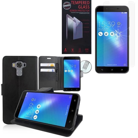 Pour Asus Zenfone 3 Max ZC553KL 5.5"- ASUS_X00DD: Etui portefeuille ...