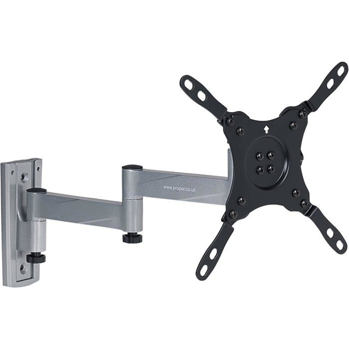 Support mural pivotant pour TV - TRAHOO - 13" à 42" - Argent ...