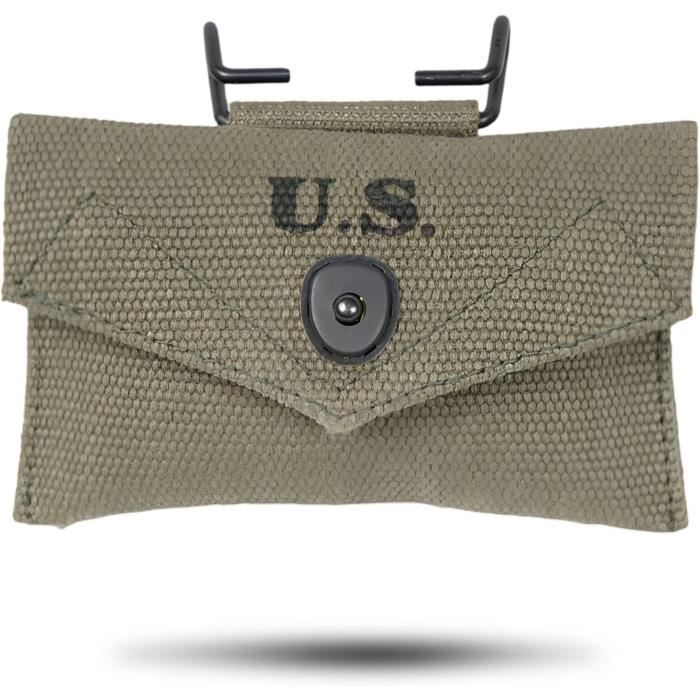 Us Ww2 M1942 Green First Aid Kit Army Avec Crochet, Pochette Médicale ...