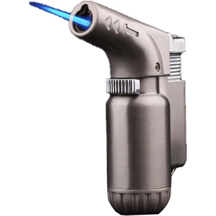 Jet Flamme Briquet, Briquet Au Butane Rechargeable Coupe-Vent Haute ...