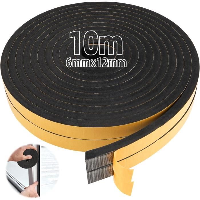 10M Joint Mousse Adhésif,Mousse Bande de Joint D'Étanchéité en ...