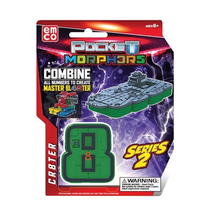 Figurine véhicule Pocket Morphers - Emco Toys - Crater series 2 - Mixte ...