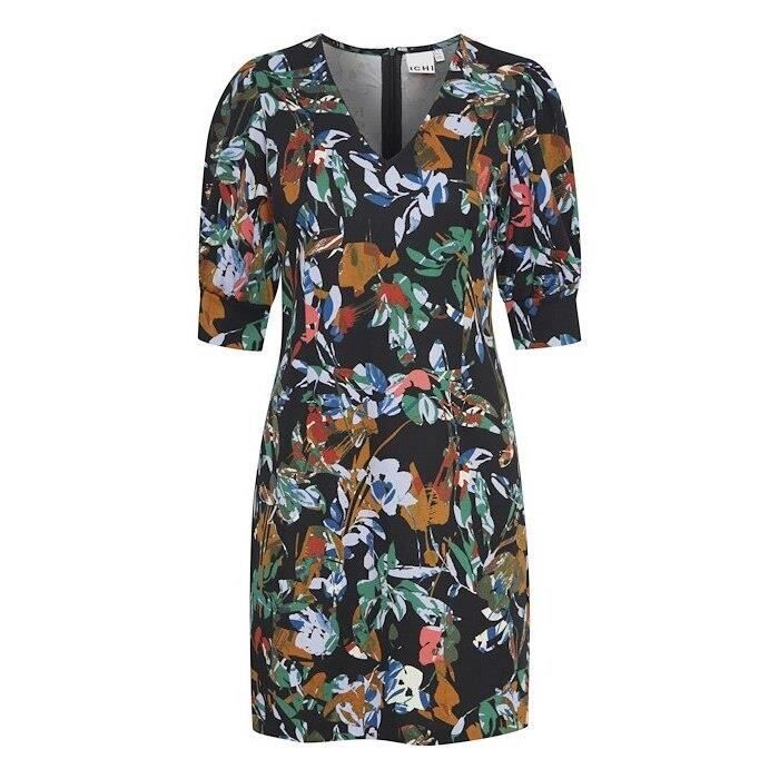Robe imprimé femme Ichi Kate 8 - multi collage flower aop - S Multi collage flower aop ...