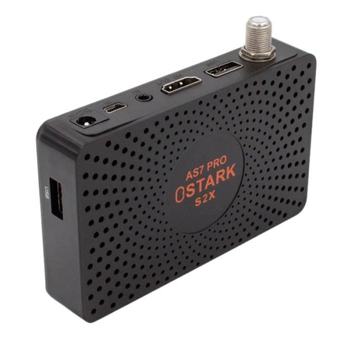 Digital satellite TV receiver, Ostark AS7 Pro, DVD-S/S2/S2X, Full HD ...