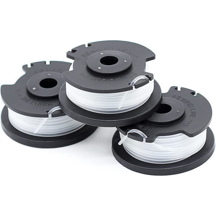 SWNKDG Lot de 3 bobines de fil pour débroussailleuse Einhell GE-CT 18-28 Li Bobine de fil de ...