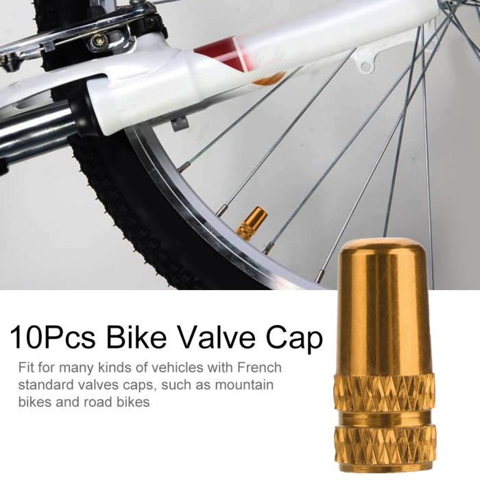 VINGVO Bouchon de valve de vélo Bouchon de tige de de Valve française ...
