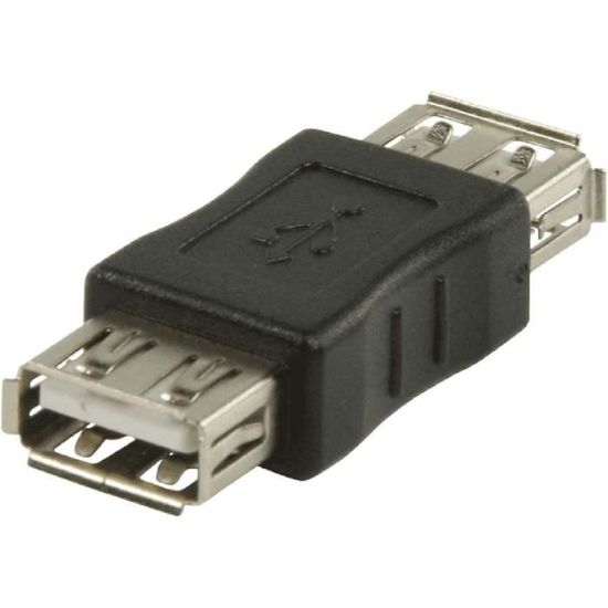 Adaptateur USB Femelle Femelle 2.0 USB A Compatible Ordinateur Portable ...