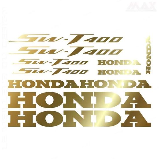 11 stickers SW-T400 – OR – sticker HONDA SW T 400 - HON448 - Cdiscount Auto