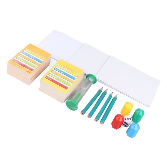 Jeu de société - MINIFINKER - Pictionary Dice - 2 jeux de cartes - 1 dé ...