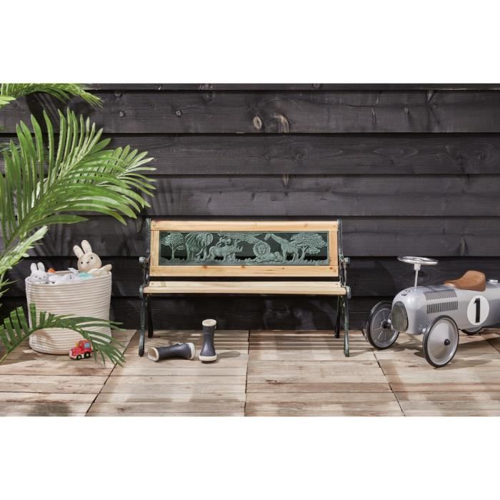 Mini-banc de jardin | Vert fon - Cdiscount Jardin
