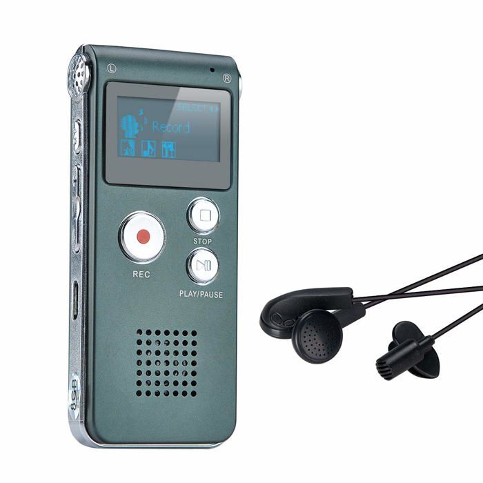 Enregistreur vocal numérique portable - BEIJIYI - 8 Go - Lecteur MP3 ...