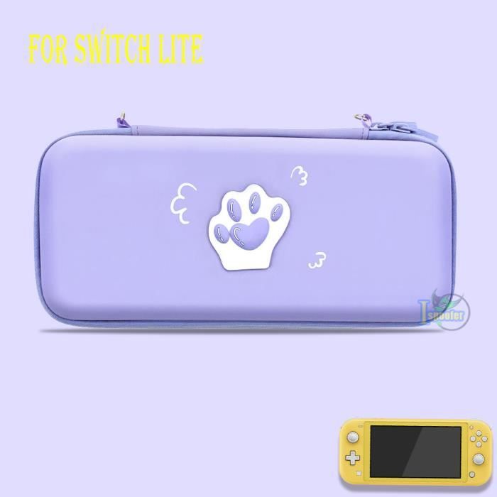 LITE Violet - Sac de rangement pour console Nintendo Switch Lite, étui ...