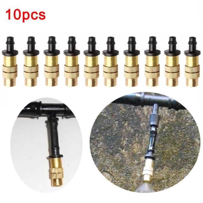 Tuyau d'arrosage Robinet Robinet Arroseur Buse Connect 4 - 7mm Buse en laiton capillaire Fu513 ...