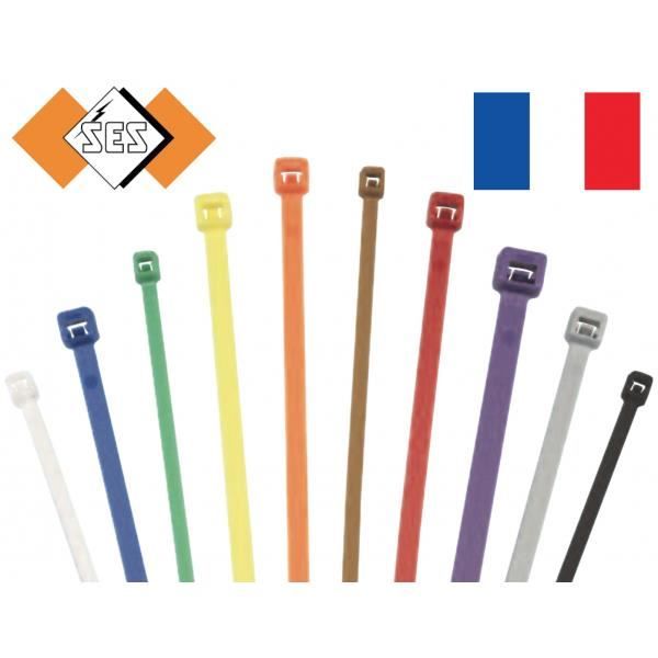 100 Colliers serrage type RILSAN - COLSON Orange 300 x 4,6 mm ...