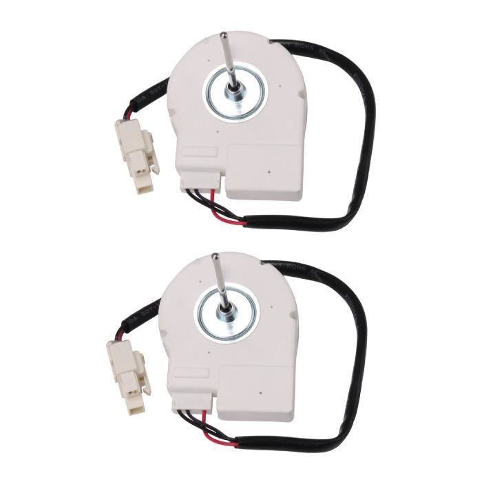 2 Pcs réfrigérateur ventilateur moteur DC12V 4W remplacement pour ...