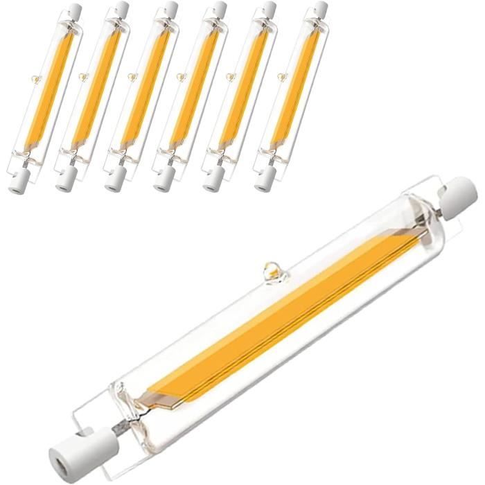 Ampoule Led R7S 78Mm Dimmable,R7S Led 78Mm 10W Équivalent Ampoule ...