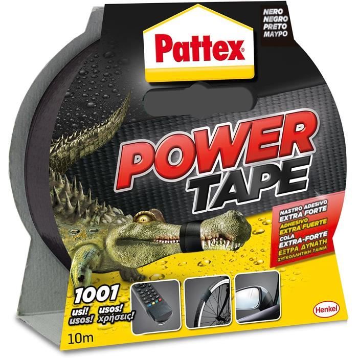 Henkel -Adhésif Power Tape Noir 50 X 10 - 1669042 - Cdiscount Bricolage
