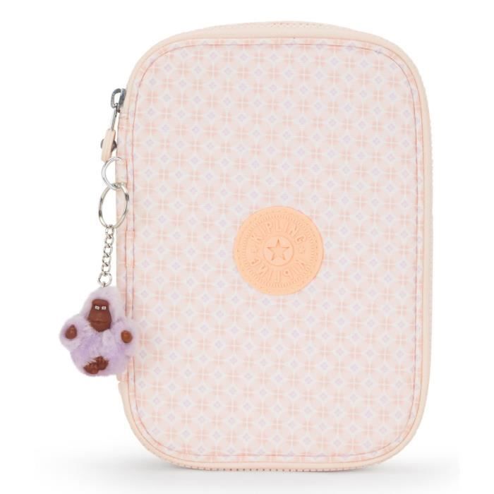 Kipling Back To School 100 Pens Pencase L Girly Tile Prt [226516] - trousse à crayons trousse a ...
