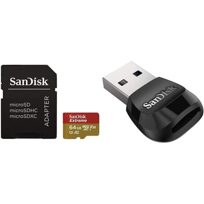 Carte Micro Sd - Limics24 - Extreme 64Gb Microsdxc Memory Card For ...