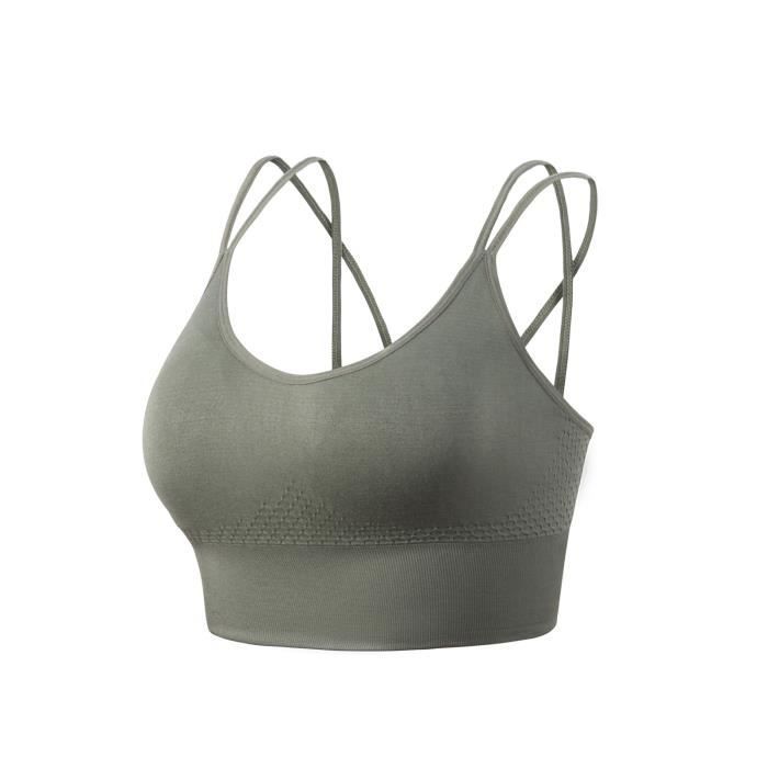 Soutien-gorge femme avec ficelle à séchage rapide antichoc en cours d ...