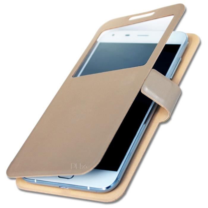 Selecline Smartphone 5'' housse folio or gold by PH26® - Cdiscount ...