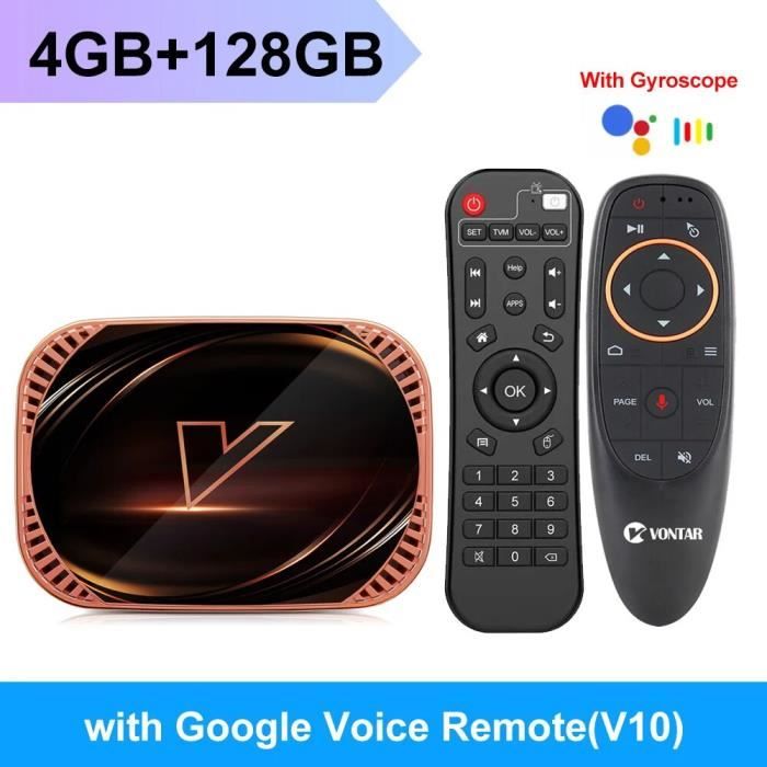 VONTAR-Amlogic S905tage Android 11 TV Box,4 Go,128 Go,1000M Touriste ...