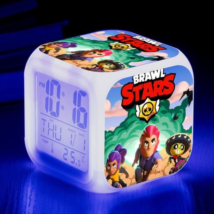 Brawl Stars Réveil numérique LED avec Lumière, Affichage Automatique ...