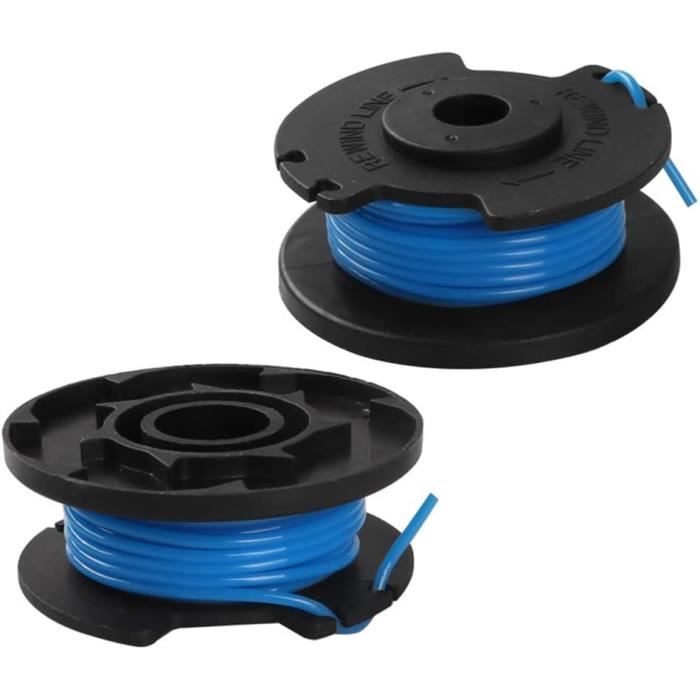 Lot De 8 Bobines De Fil Et 2 Couvercles De Bobine, Fil De Rechange Pour Débroussailleuse Ryobi ...