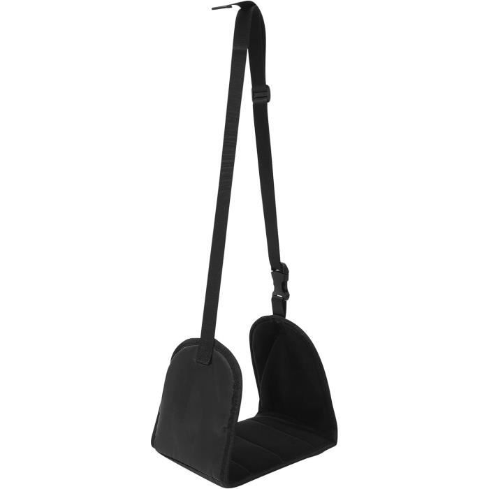 Repose-Pieds d'Avion Hamac de Pied de Voyage Portable - TRAHOO - Noir ...