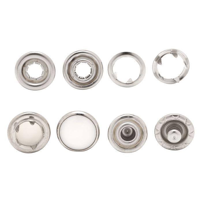 12mm PRYM Pearl Snap Poppers Boutons Pression à Anneau à Griffes ...