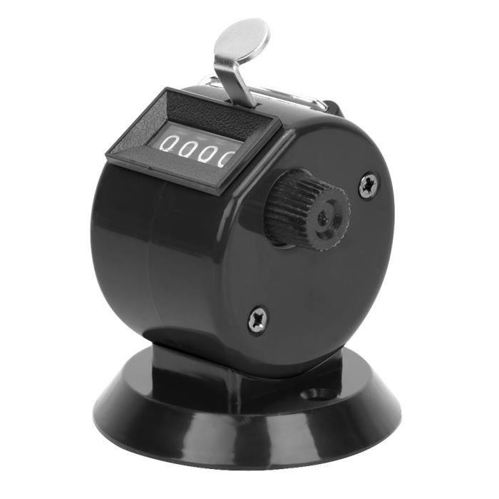 VINGVO compteur portable BERM Hand Tally Counter 4-Digits ABS Plastic ...