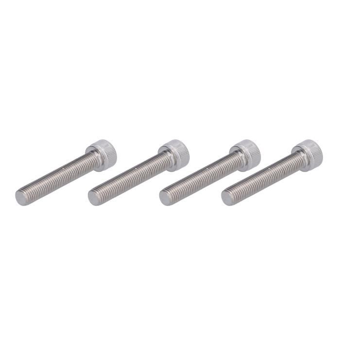 Zerone boulon à tête hexagonale 4 pièces vis à tête cylindrique à six ...