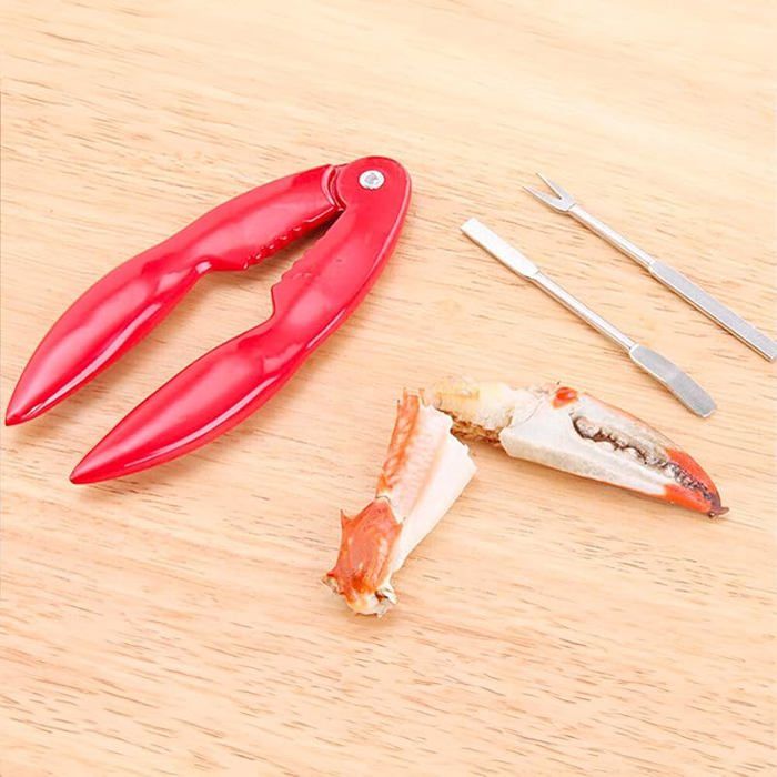 Pince à éplucher homard en métal 23x10x1,5 cm, rouge, pour crustacés ...