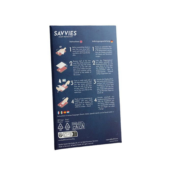 Smart Glass Protection d'écran en verre Savvies pour Denon DJ SC LIVE 4 ...