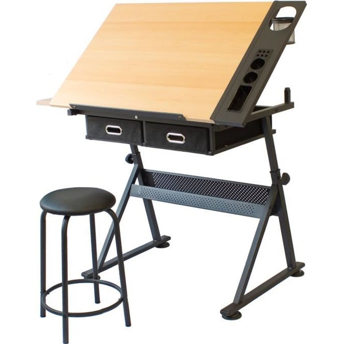 Table à dessin-Bureau de dessin relevable pour enfants et adultes,avec ...