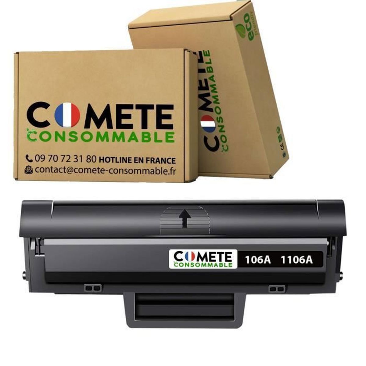 106A W1106A 1 Toner compatible HP 106A 1106A W1106A 107A pour ...