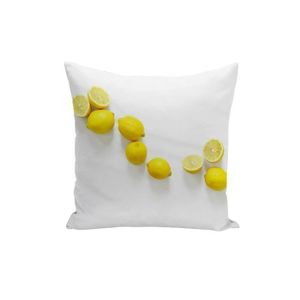 Coussin citron - Cdiscount