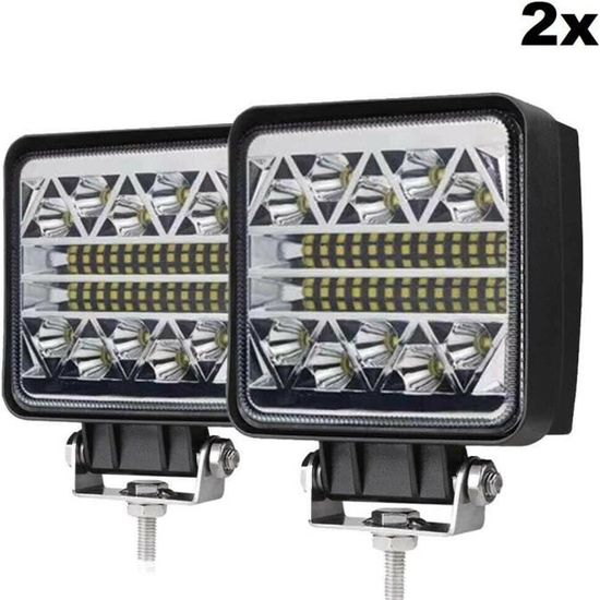 Led 4x4 10x LED 48W Phare De Travail LED Phare Travail Projecteur Feux ...