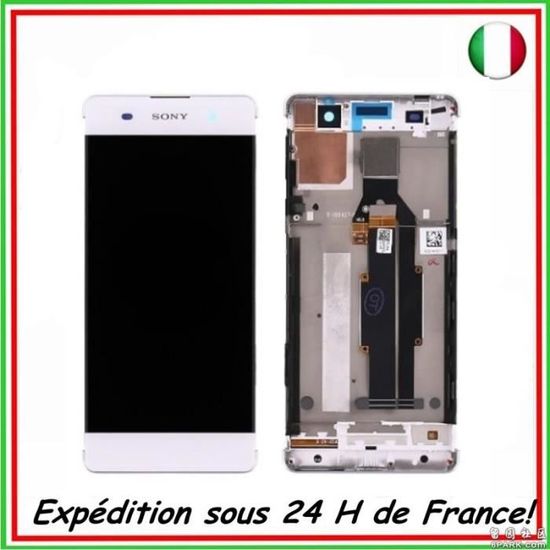 ÉCRAN LCD DALLE VITRE TACTILE POUR SONY XPERIA XA F3111 BLANC SUR CHâSSIS - Cdiscount Téléphonie