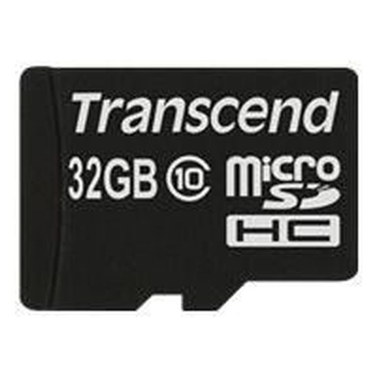 Transcend Premium - Carte mémoire flash - 32 Go - Class 10 - 200x - Micro SDHC - Cdiscount ...
