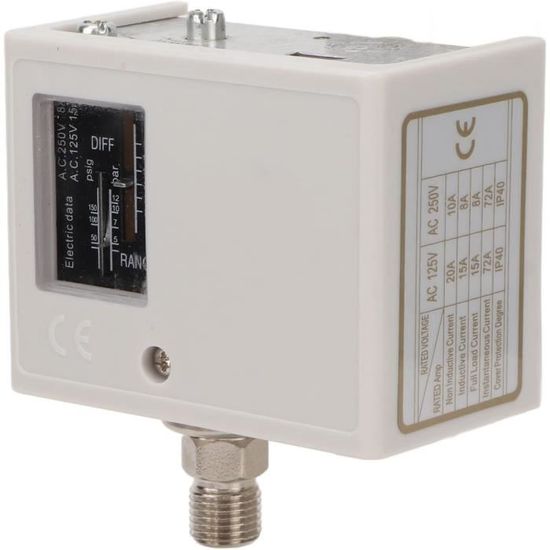 Pressostat De Compresseur D'Air, Pressostat D'Air Incisif Ac125V 250V ...