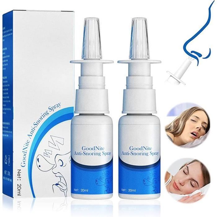 Spray Nasal Anti-Ronflement, Anti Ronflement Efficace Puissant, Spray ...